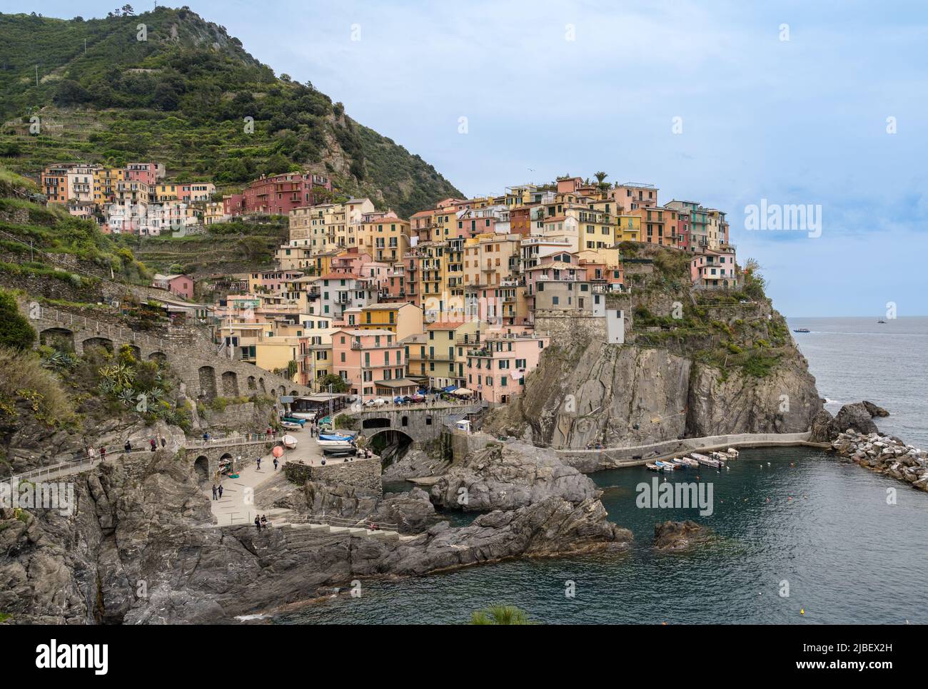 Cinque Terre consists of five beautiful seaside villages linked by ...