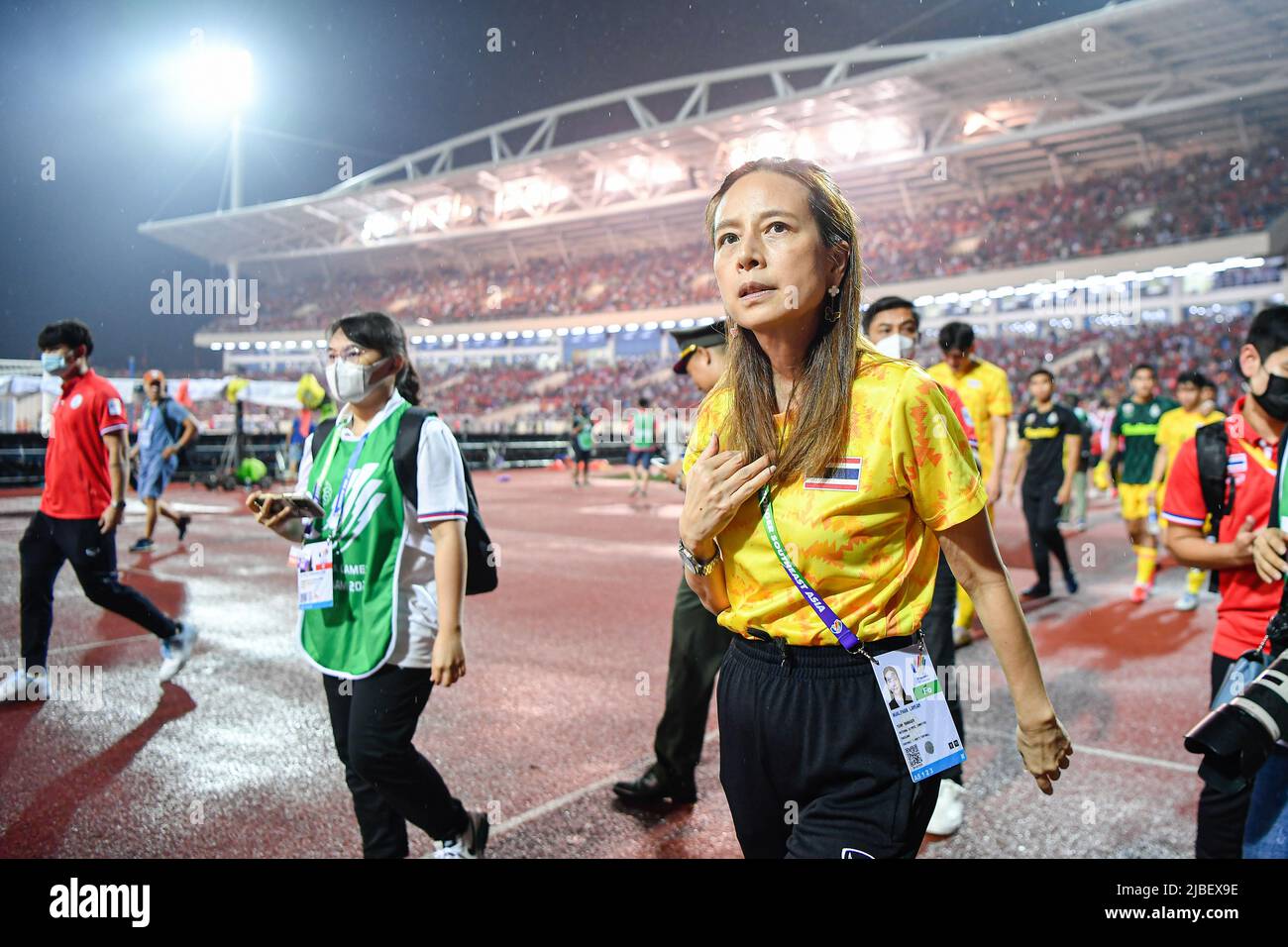 General manager Nualphan Lamsam of Thailand seen during the Sea Games ...