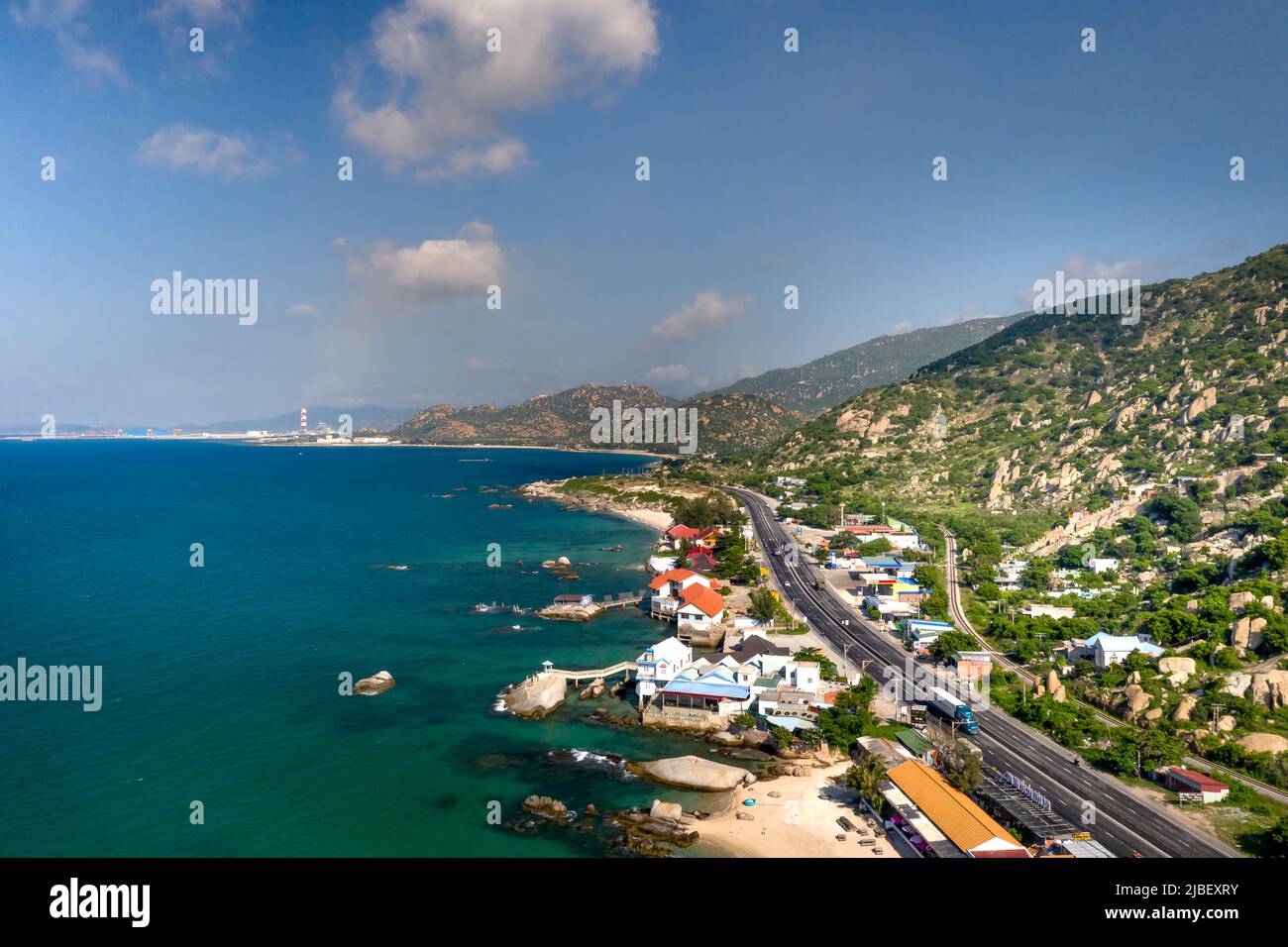 Ca Na bay, Ninh Thuan Province, Vietnam - May 13, 2022: The coastal ...