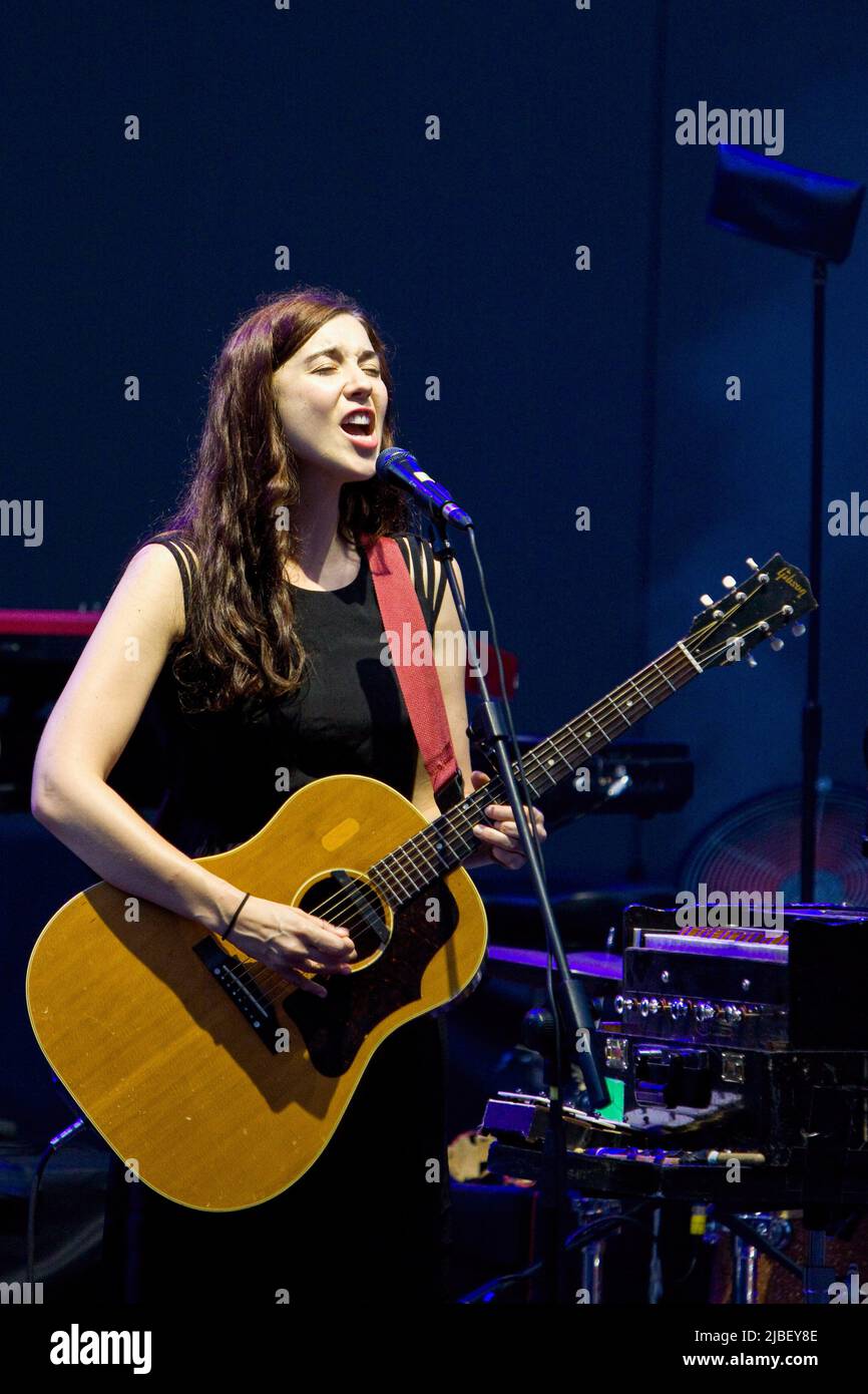 Lisa Hannigan performs on stage at the Auditorium Parco della Musica in ...
