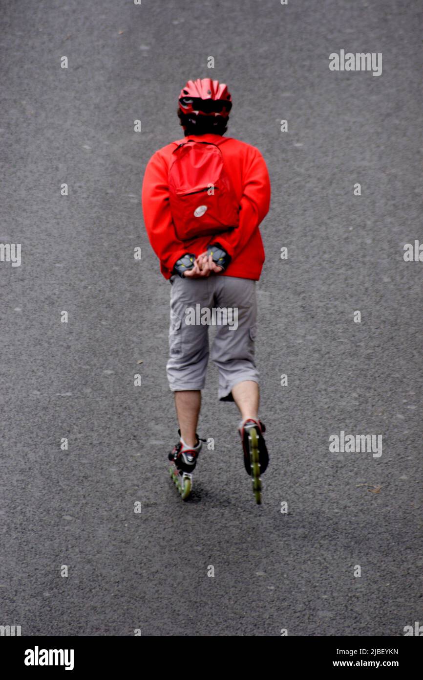 Rollerblader hi-res stock photography and images - Alamy