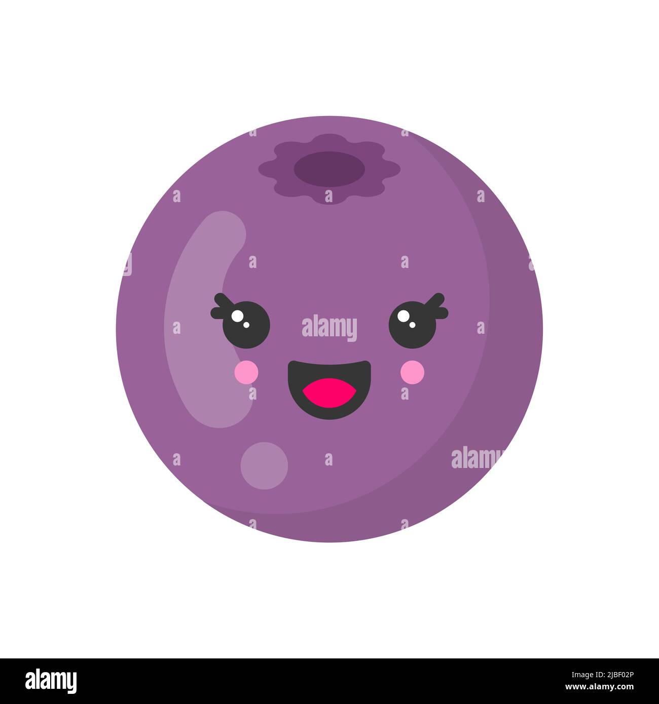 Whole blueberry Stock Vector Images - Alamy