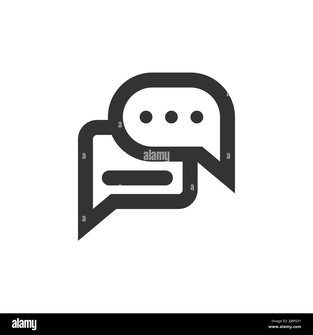 Bubble communication dialog pictogram vector hi-res stock photography ...