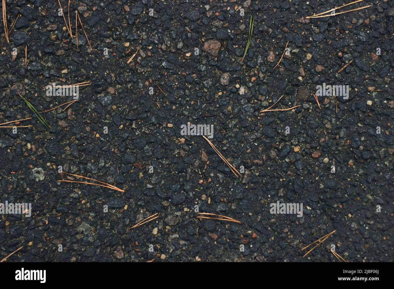 Surface grunge rough of asphalt Seamless tarmac dark grey with yellow ...