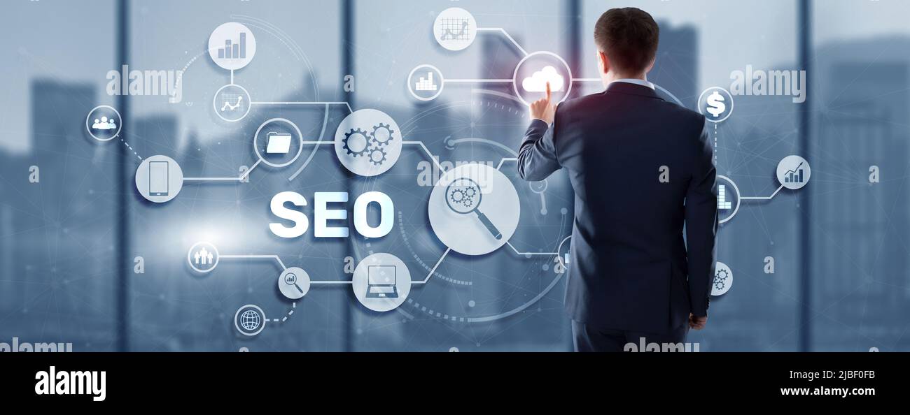 SEO. Search Engine Optimization. Information Internet Concept Stock ...