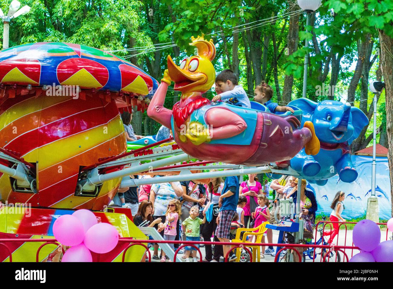 Amusement park for children offering rides, games, activities & snacks ...