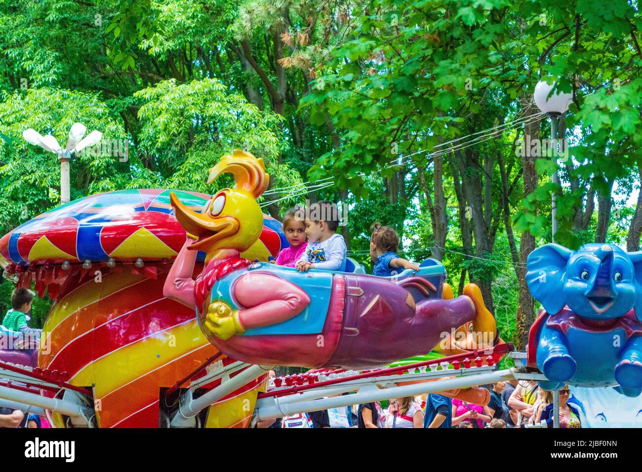 Amusement park for children offering rides, games, activities & snacks ...