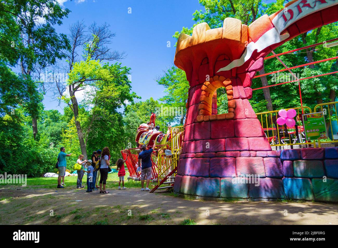 Amusement park for children offering rides, games, activities & snacks ...