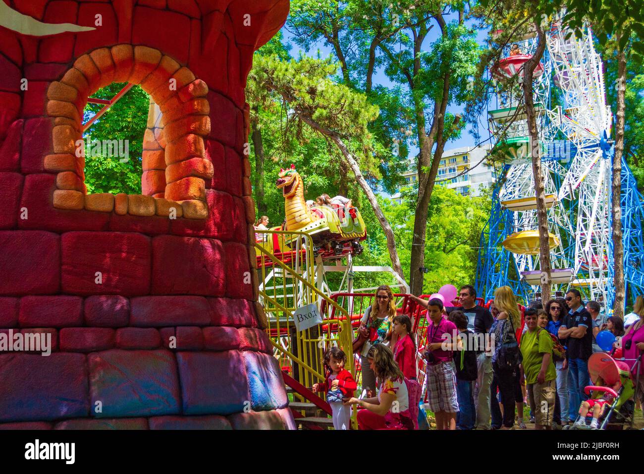 Amusement park for children offering rides, games, activities & snacks ...