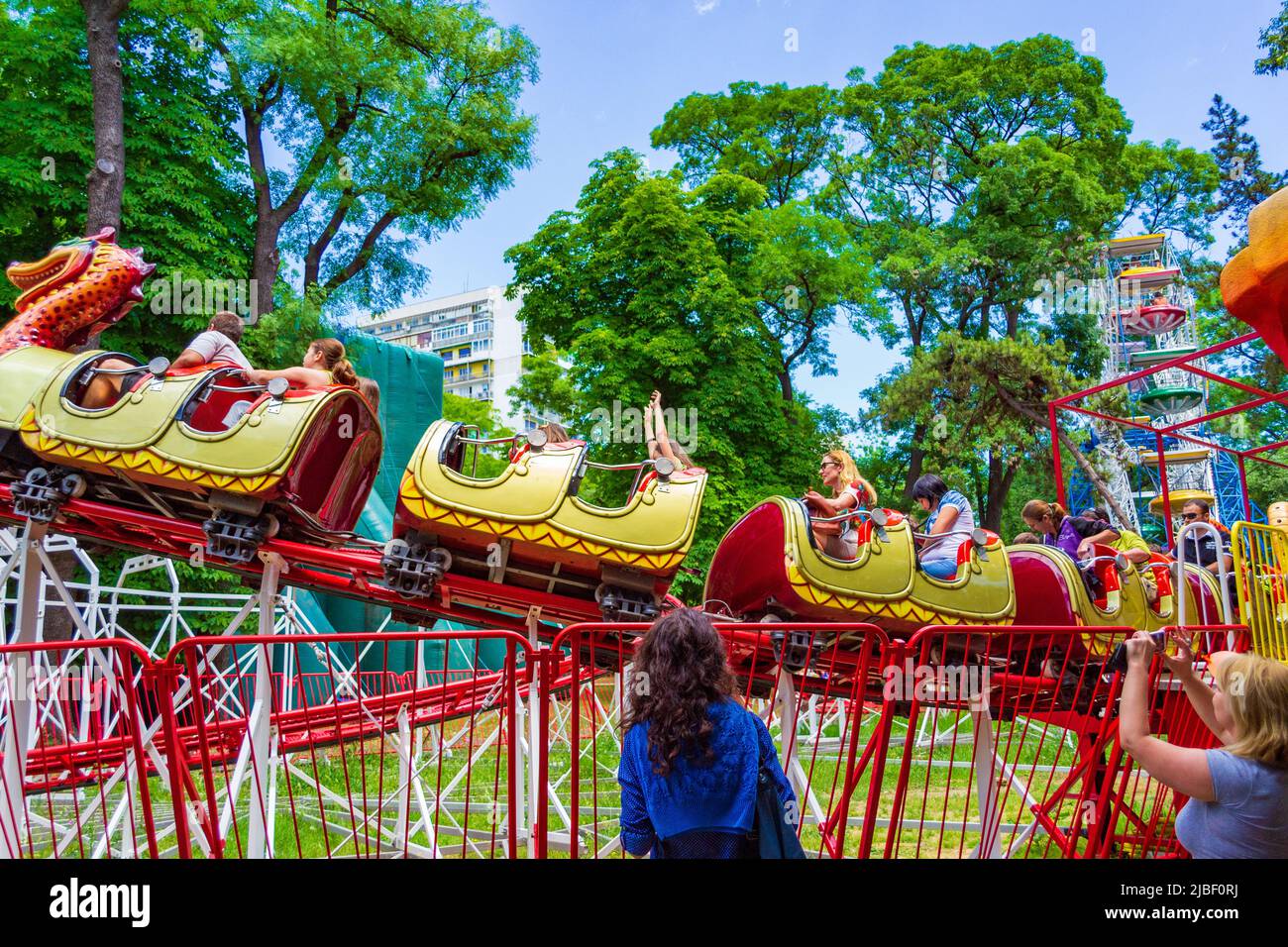 Amusement park for children offering rides, games, activities & snacks ...