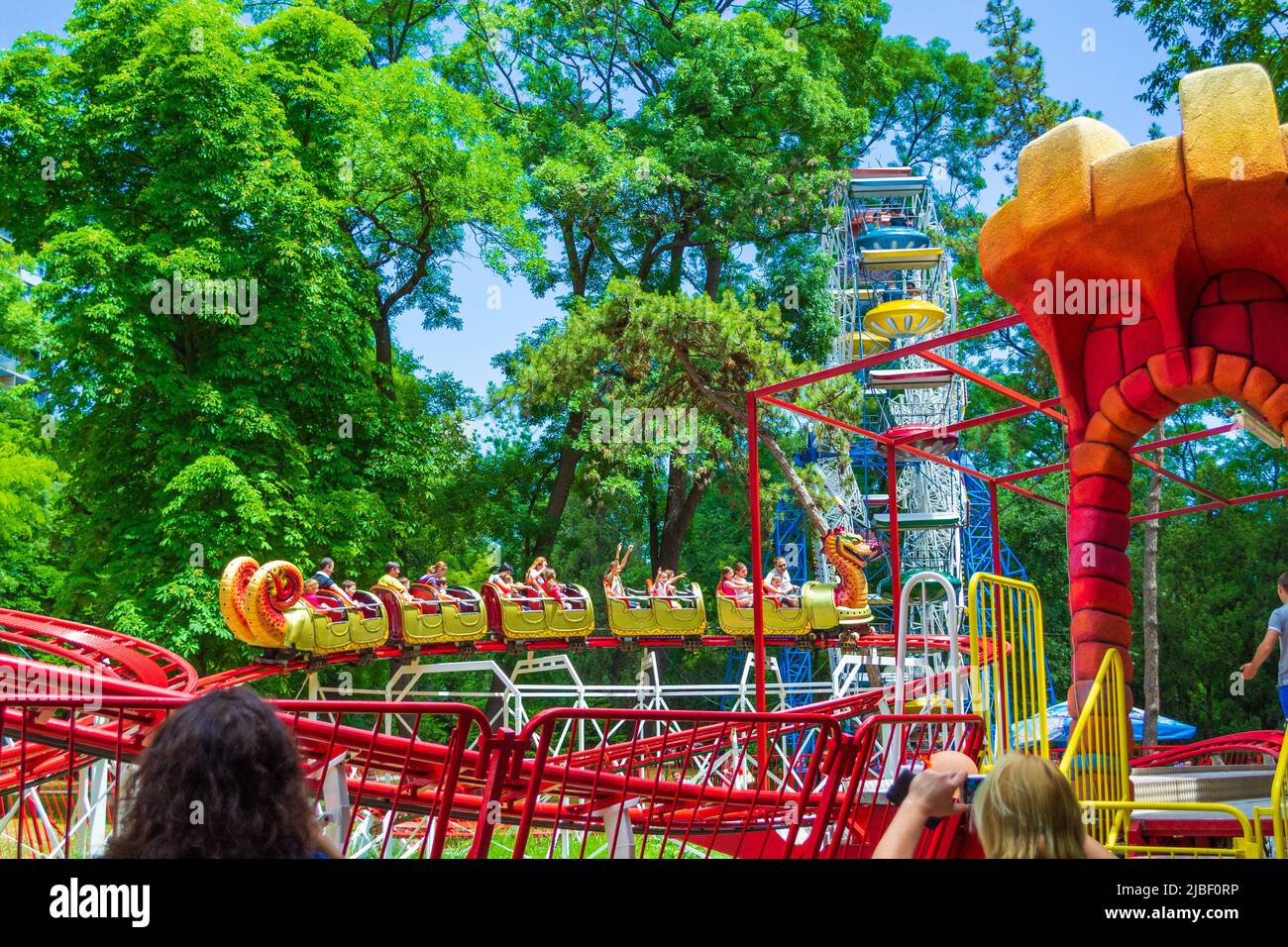 Amusement park for children offering rides, games, activities & snacks ...