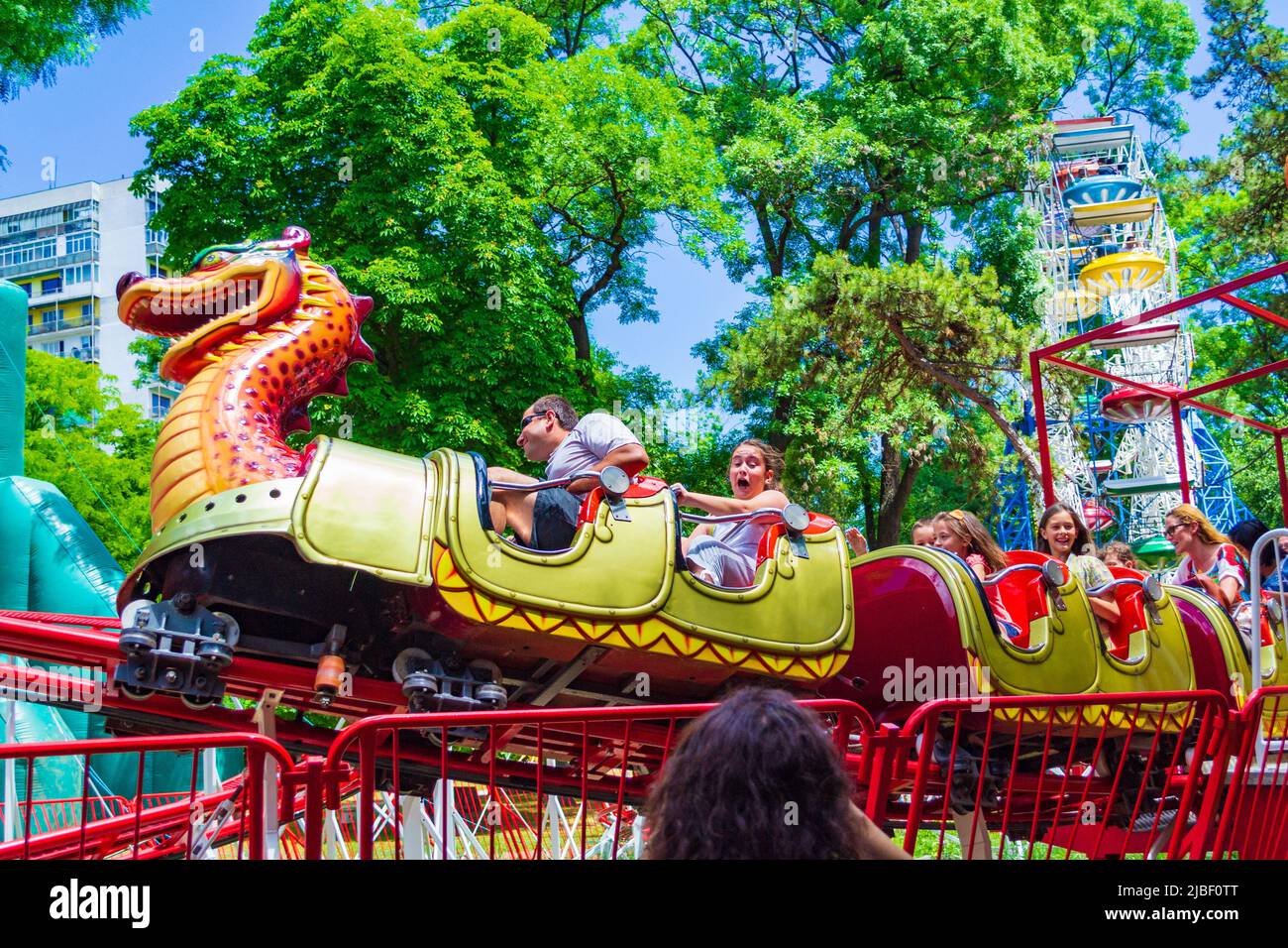 Amusement park for children offering rides, games, activities & snacks ...