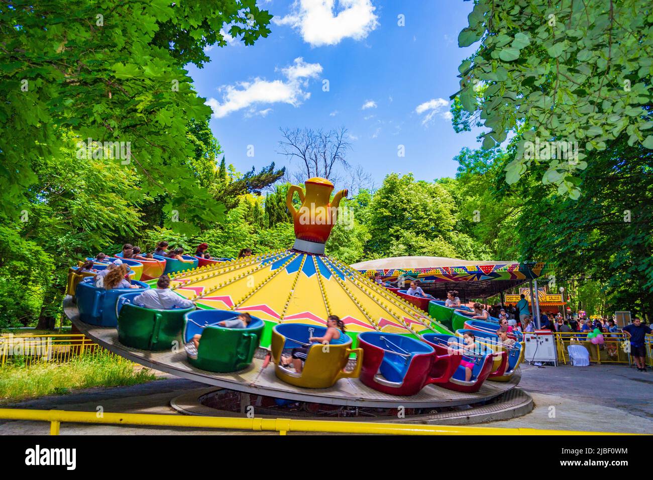 Amusement park for children offering rides, games, activities & snacks ...