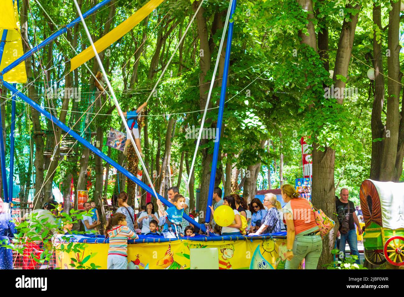 Amusement park for children offering rides, games, activities & snacks ...