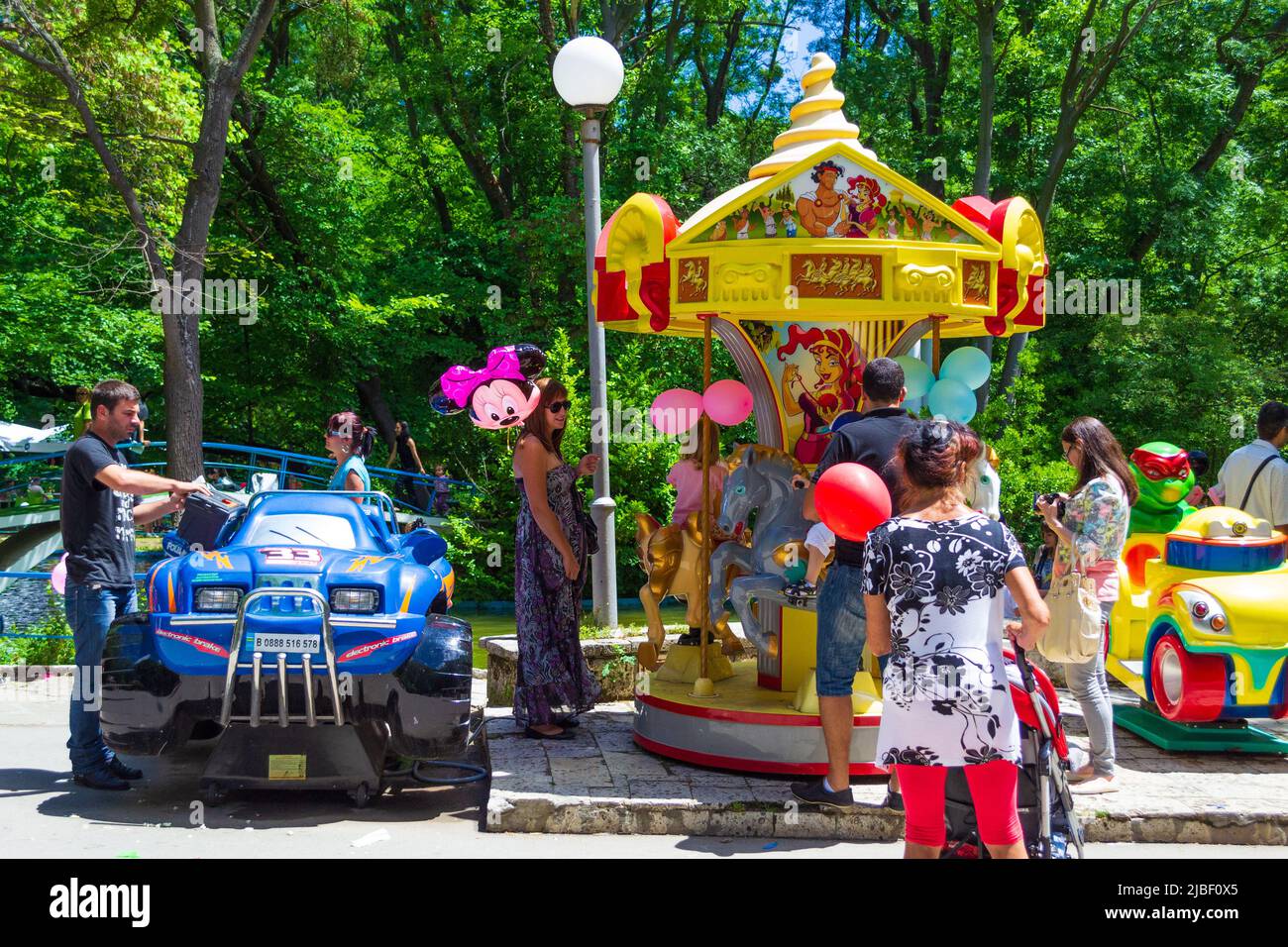 Amusement park for children offering rides, games, activities & snacks ...