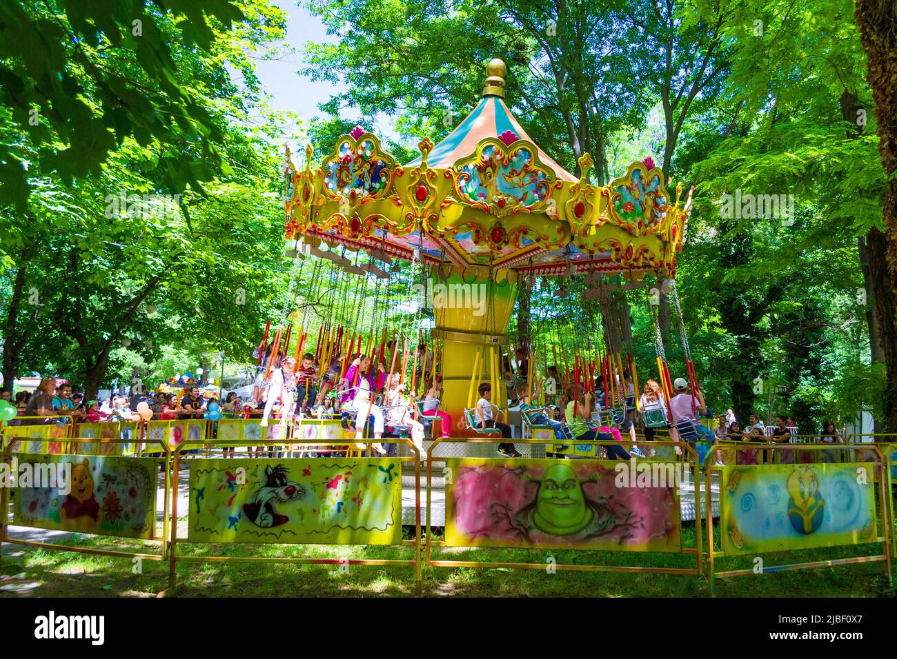 Amusement park for children offering rides, games, activities & snacks ...