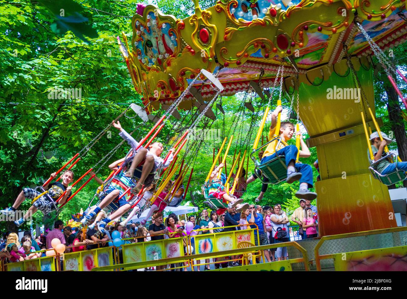 Amusement park for children offering rides, games, activities & snacks ...