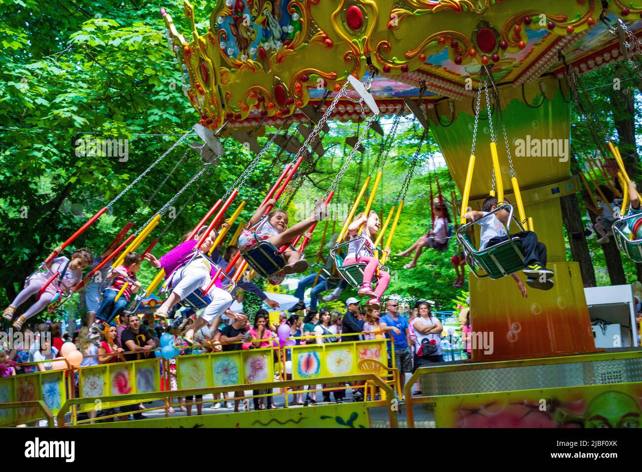 Amusement park for children offering rides, games, activities & snacks ...