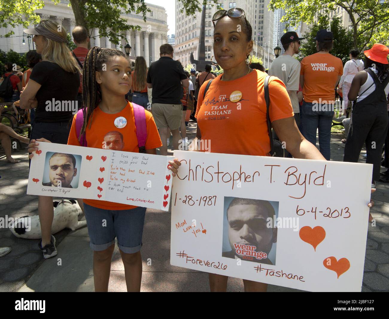 Moms Demand Action for Gun Sense rally on June 4, 2022 at Foley Square ...