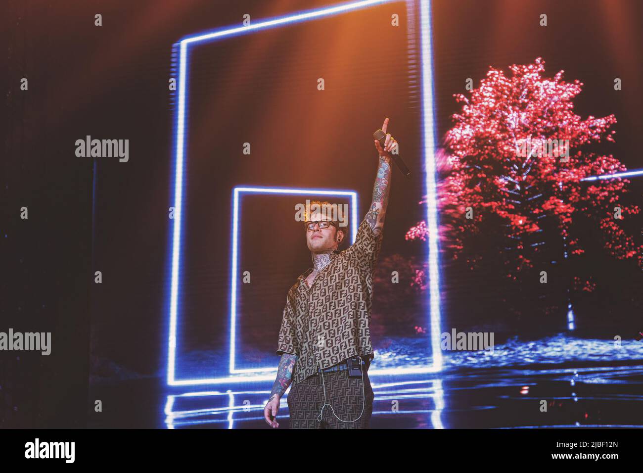 Federico Leonardo Lucia better known by his stage name Fedez performs ...