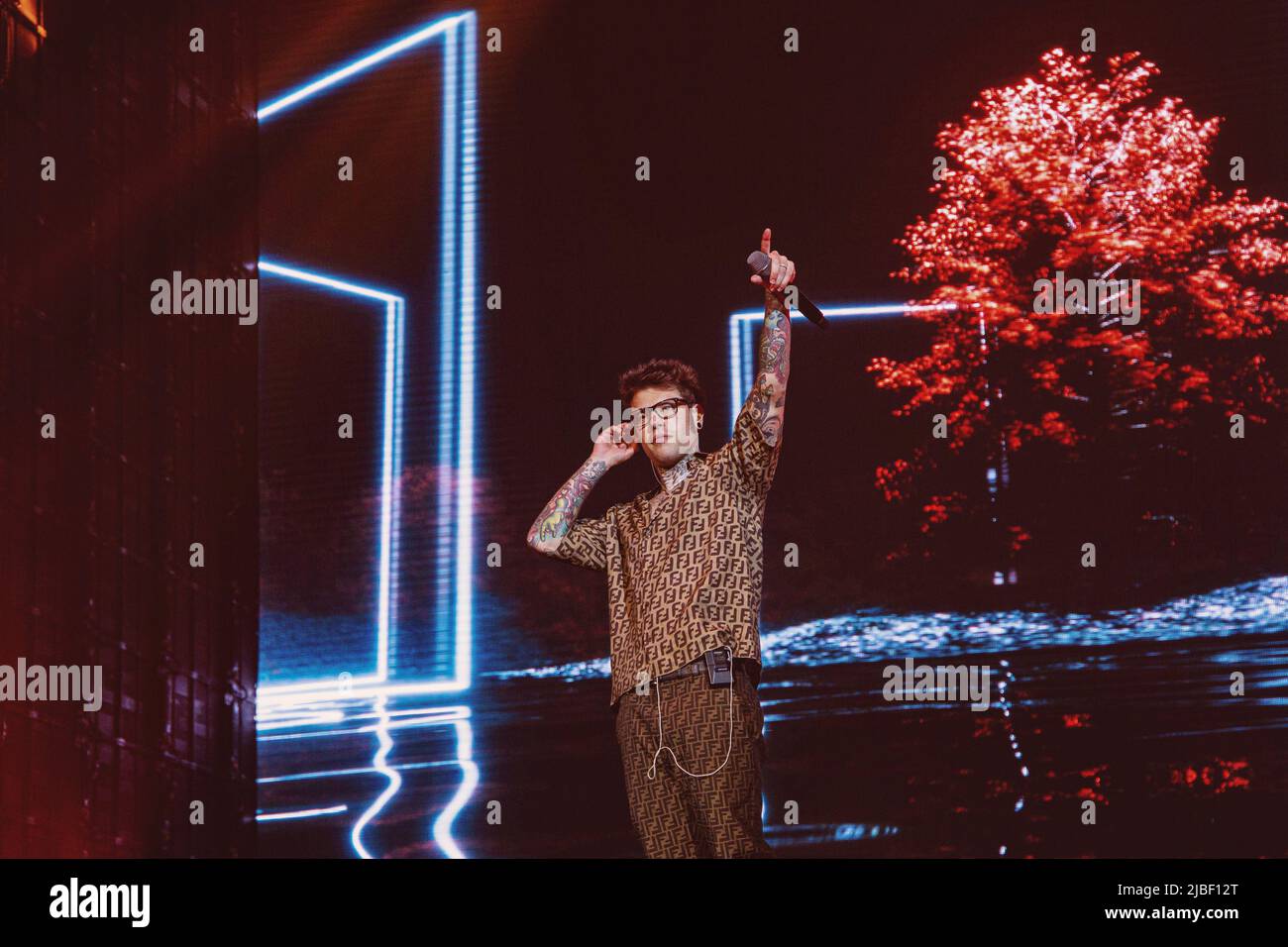 Federico Leonardo Lucia better known by his stage name Fedez performs ...