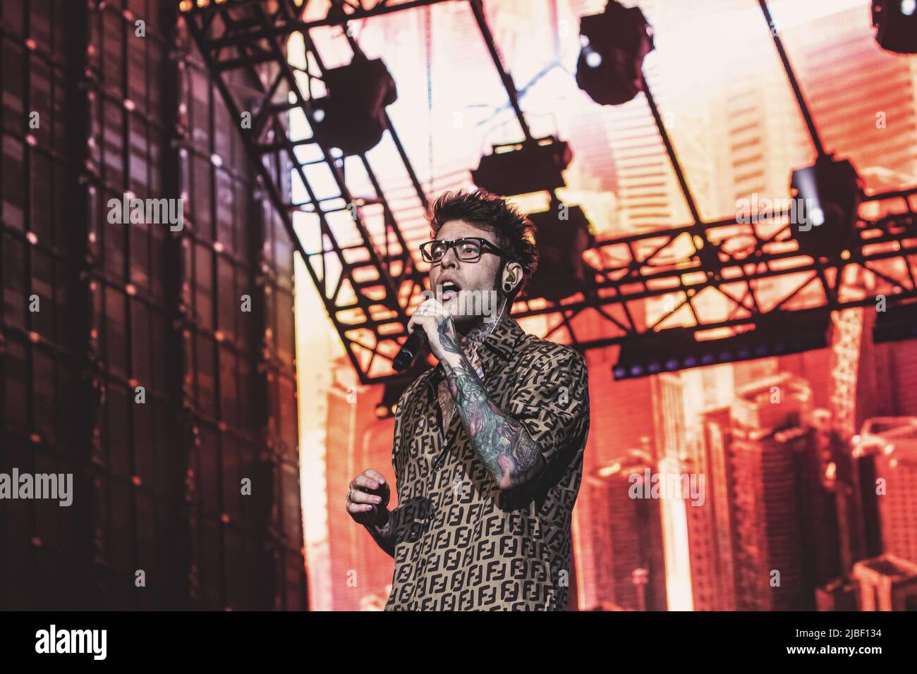 Federico Leonardo Lucia better known by his stage name Fedez performs ...