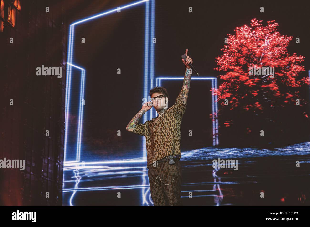 Federico Leonardo Lucia better known by his stage name Fedez performs ...