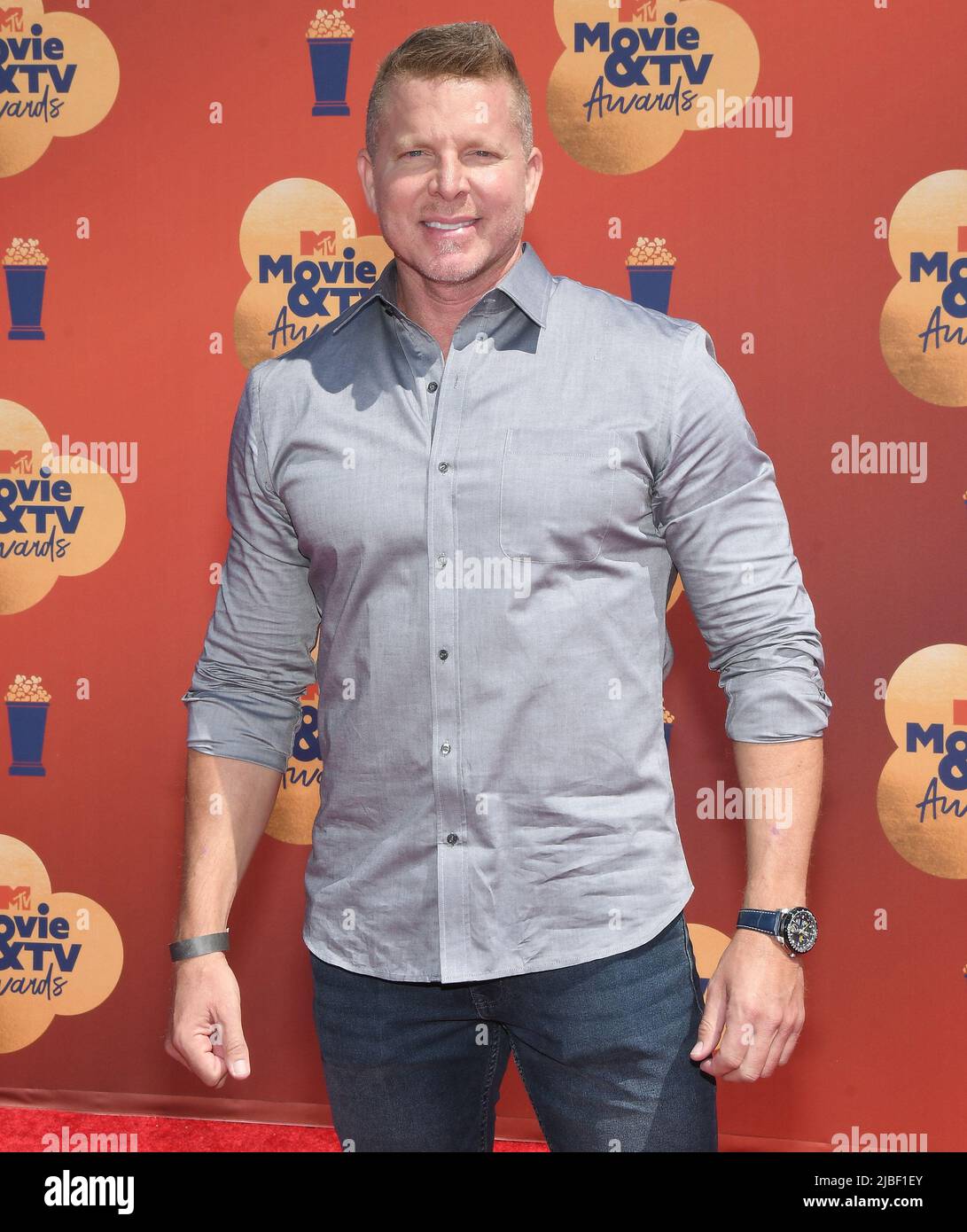 Santa Monica, CA , June 5, 2022. Mark Long arrives at the 2022 MTV ...