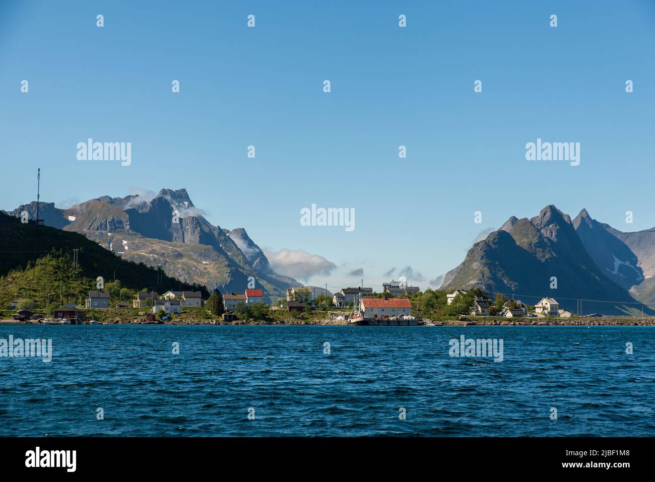 Lofoten islands landscape in north Norway Stock Photo - Alamy