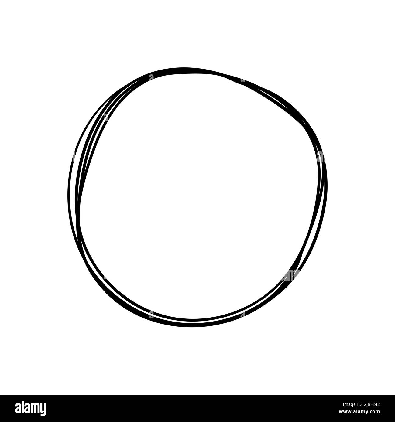 Abstract geometric round frame on white background. Template design for ...