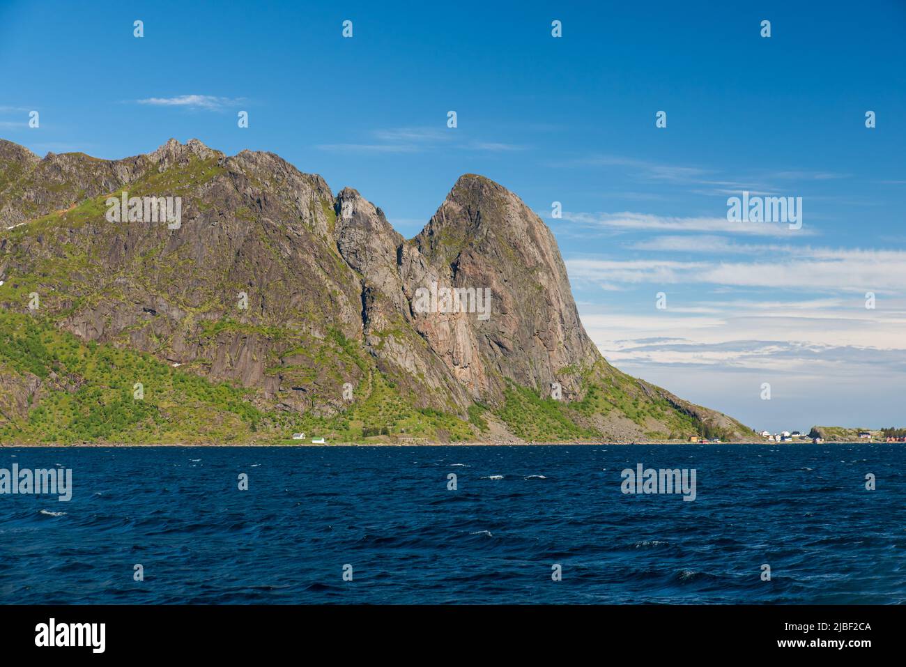 Lofoten islands landscape in north Norway Stock Photo - Alamy