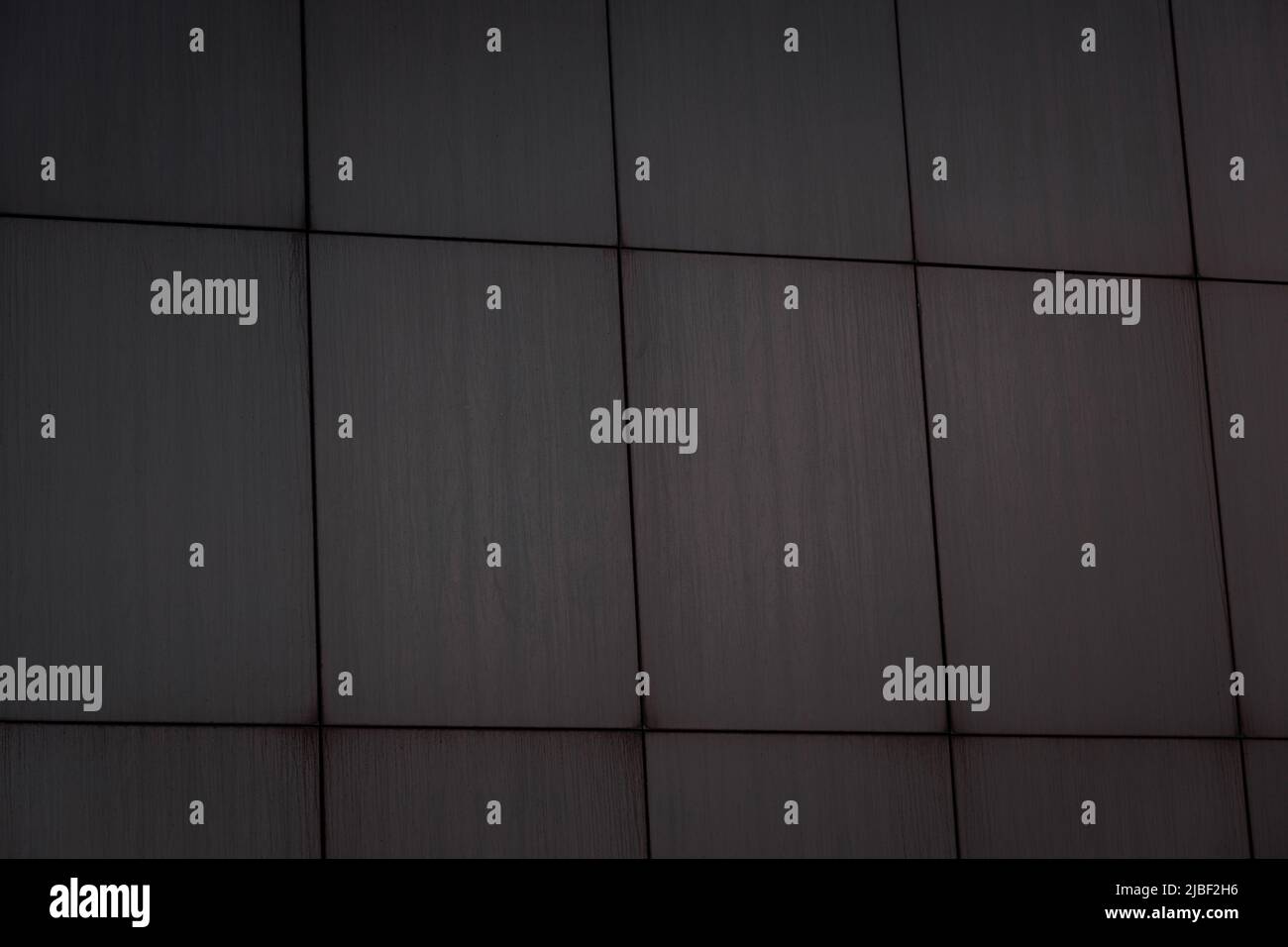 metal tiles wall at modern building. grunge texture. steel panel ...