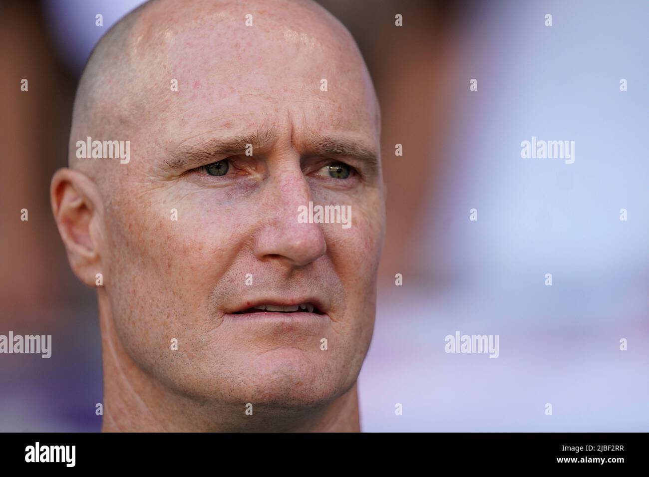 Barcelona, Spain. June 5, 2022, New Zealand head coach Danny Hay during ...