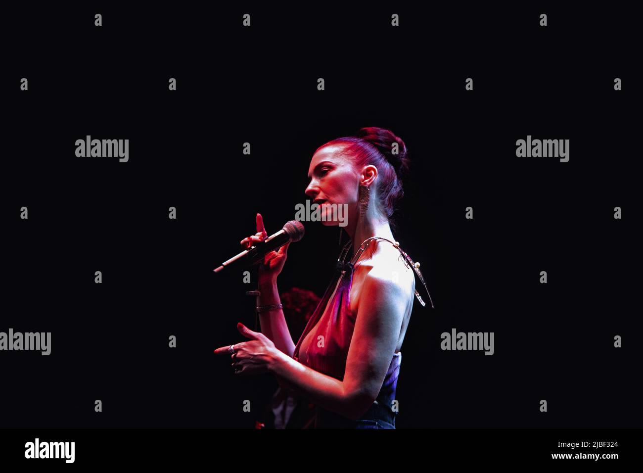 Singer, actress and model Chrysta Bell performs on stage at the ...
