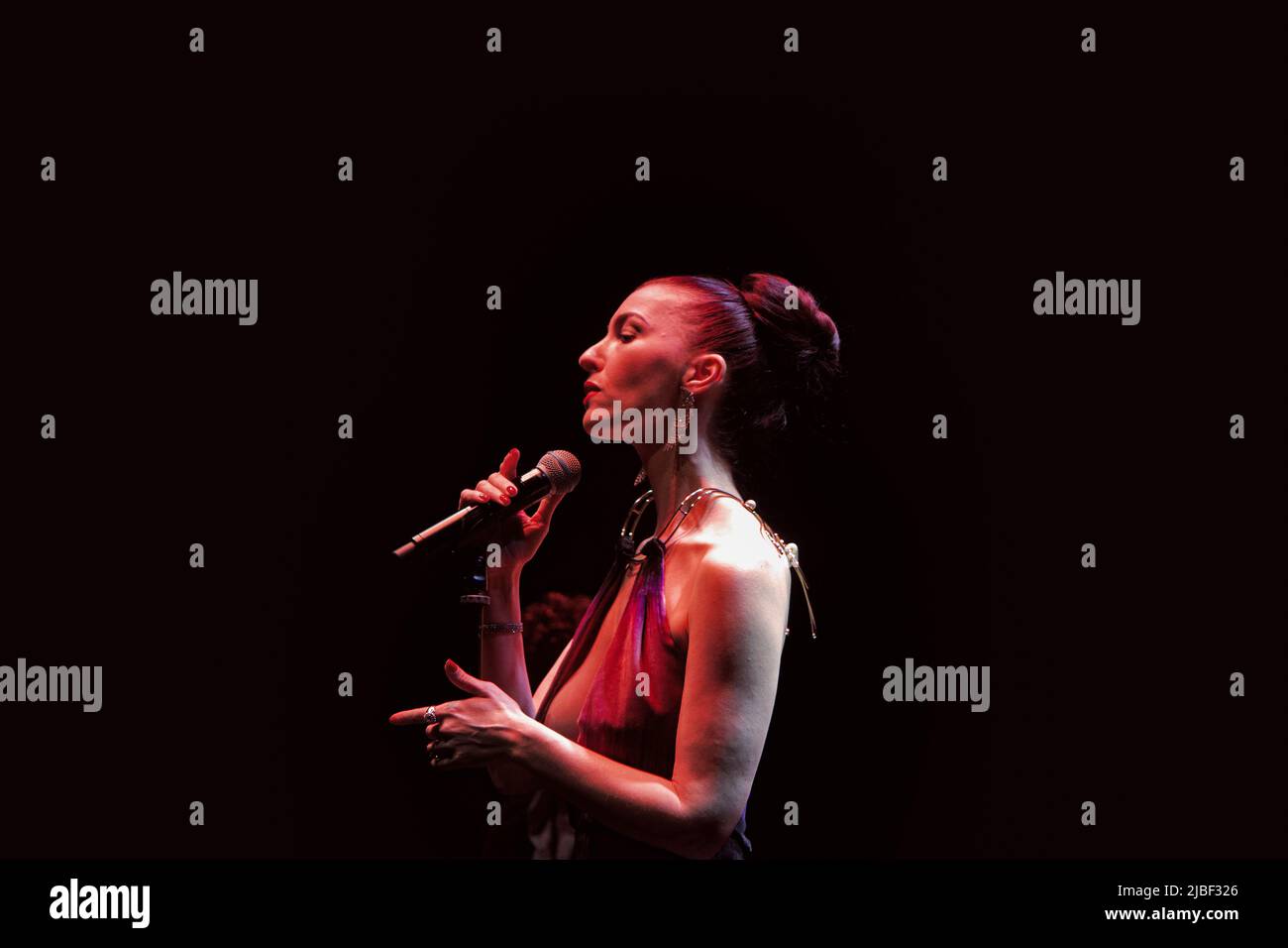 Singer, actress and model Chrysta Bell performs on stage at the ...