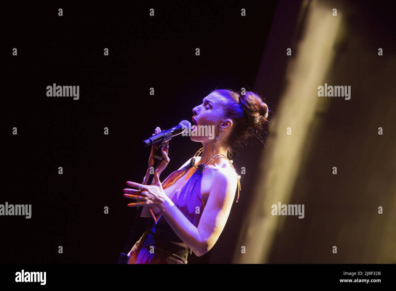 Singer, actress and model Chrysta Bell performs on stage at the ...
