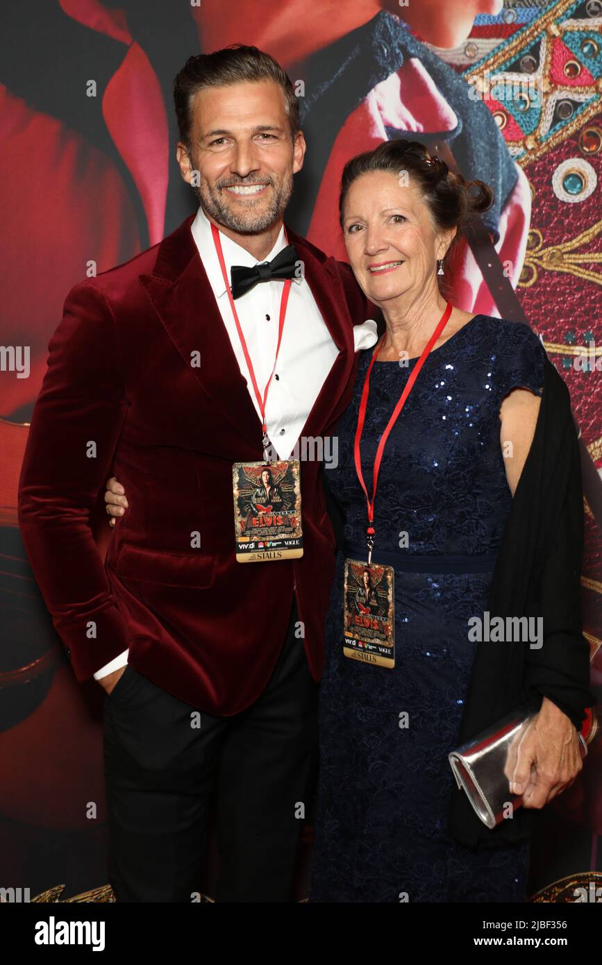 Sydney, Australia. 5th June 2022. Tim Robards, Tanya Robards arrive(s ...