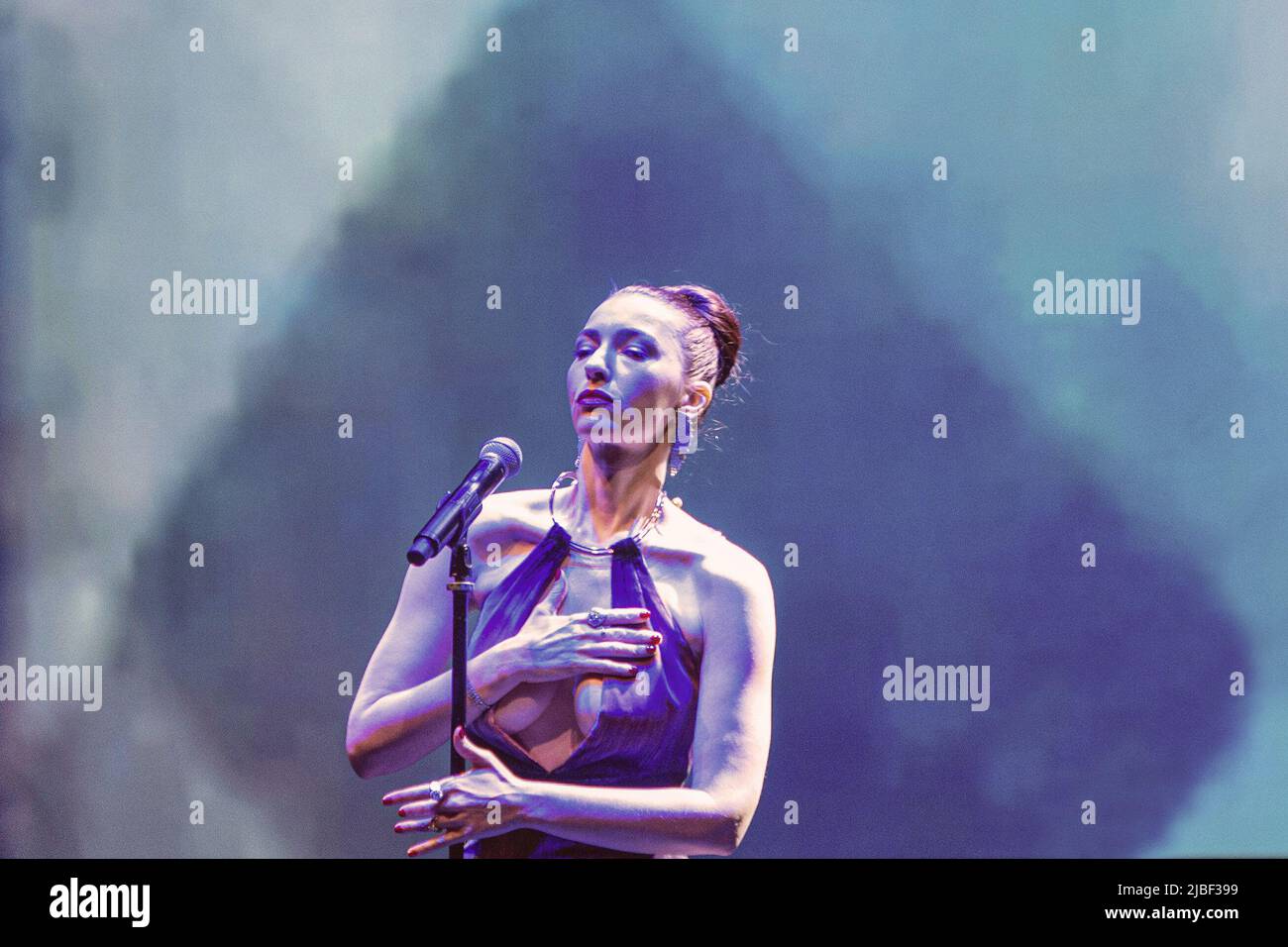 Singer, actress and model Chrysta Bell performs on stage at the ...
