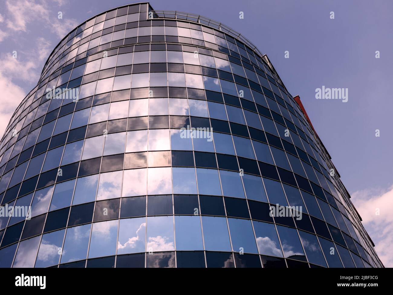 modern office building. glass architecture wit reflections Stock Photo ...