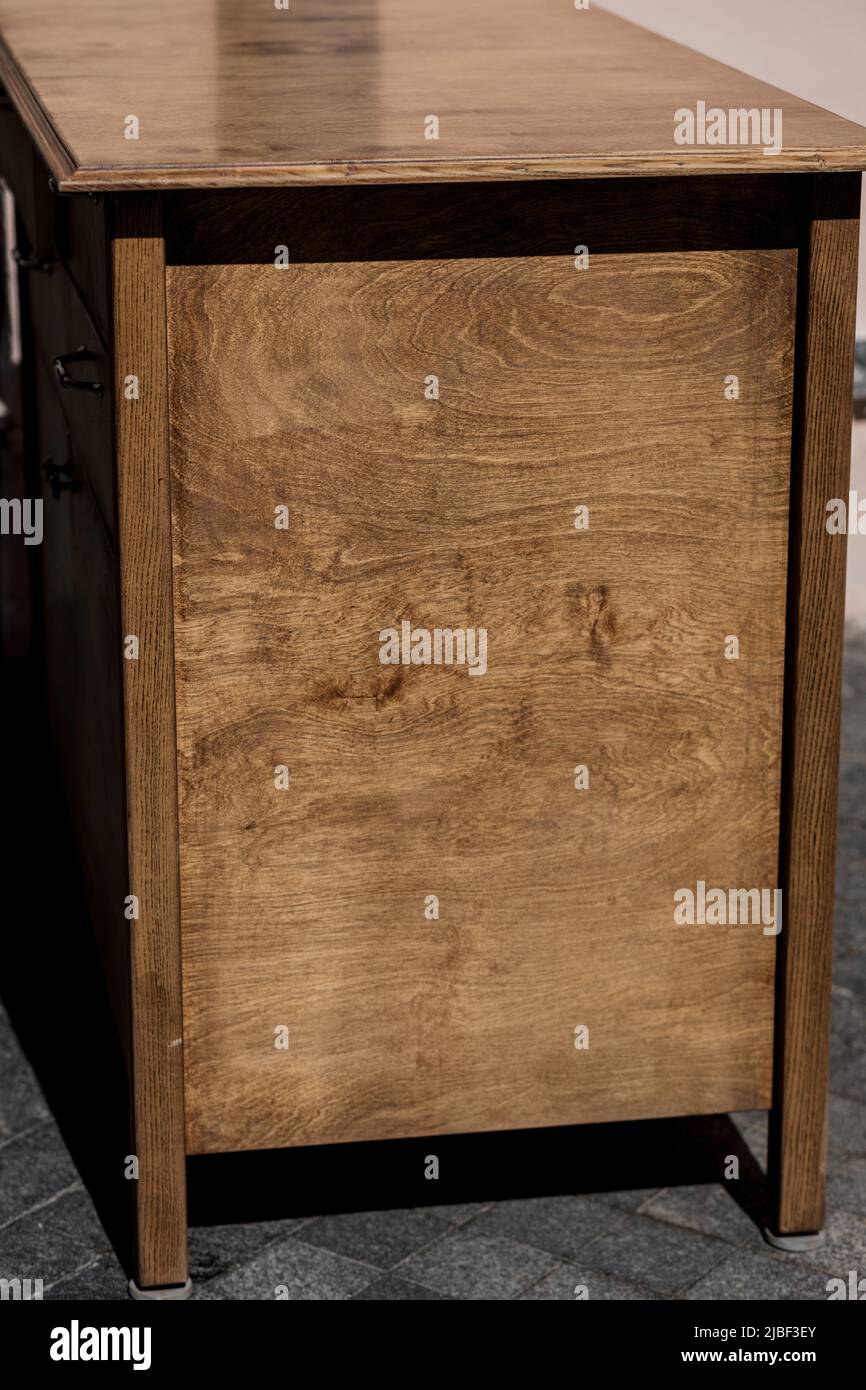 old craft vintage cabinet. antique wooden furniture. classic cupboard ...