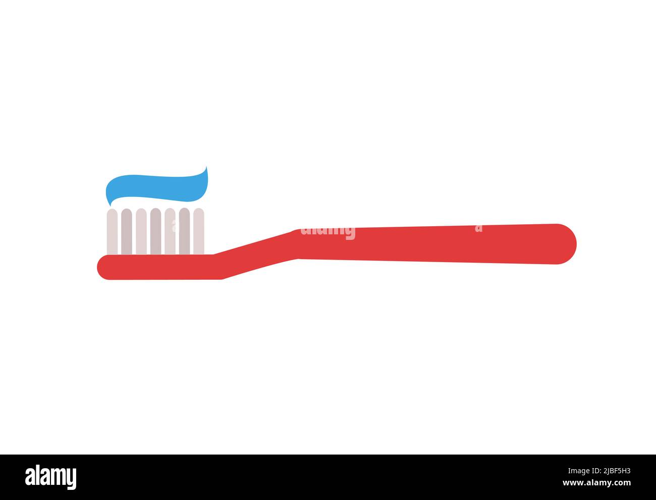 Oral hygiene children cleaning Cut Out Stock Images & Pictures - Alamy