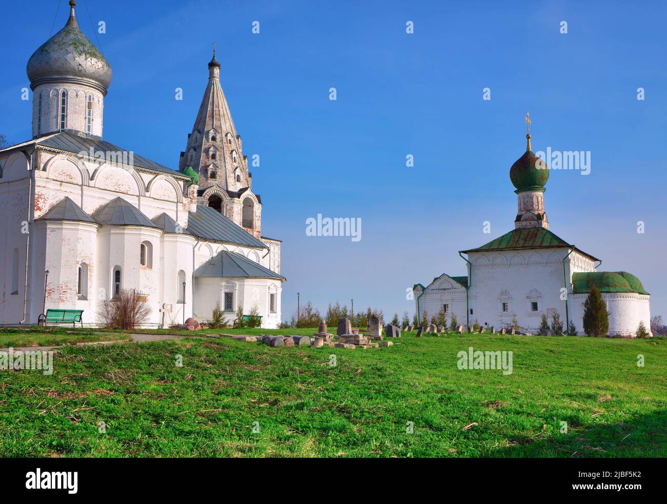 The old Trinity Danilov Monastery. Trinity Cathedral, All-Holy Church ...