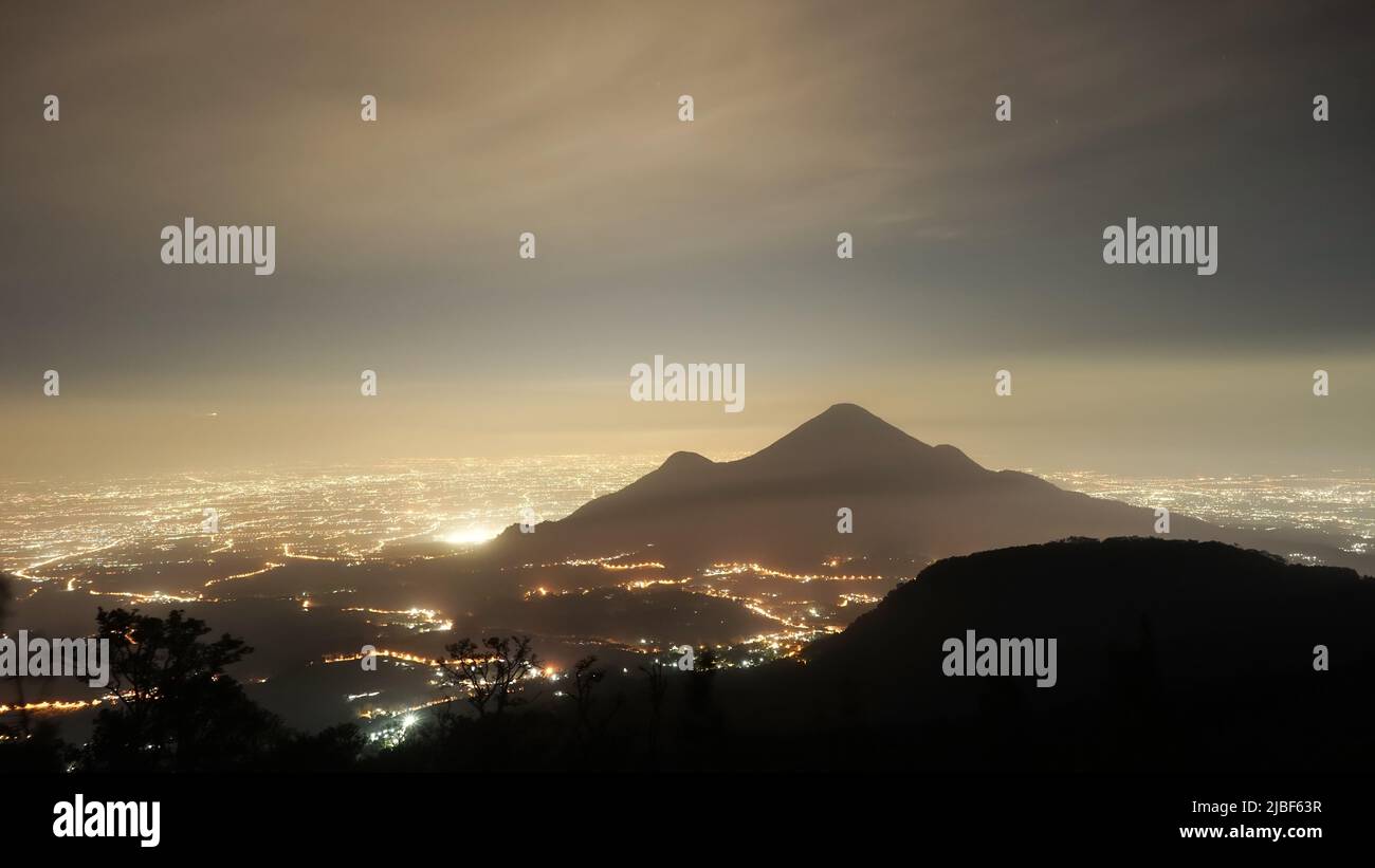 Mount Penanggungan at night, East java, Indonesia, landscape wallpaper ...