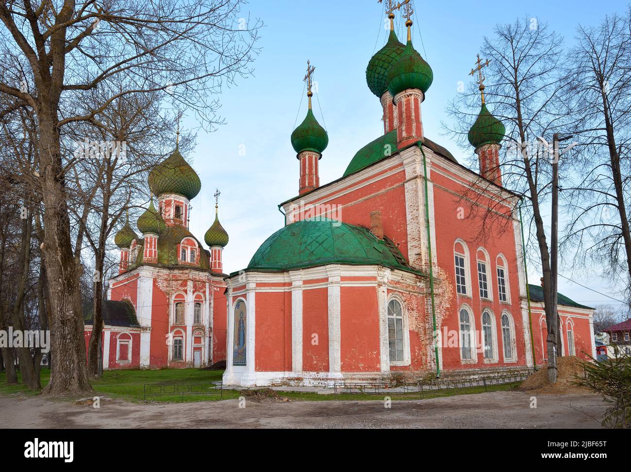 Vladimir Cathedral and Alexander Nevsky Church. Orthodox churches of ...