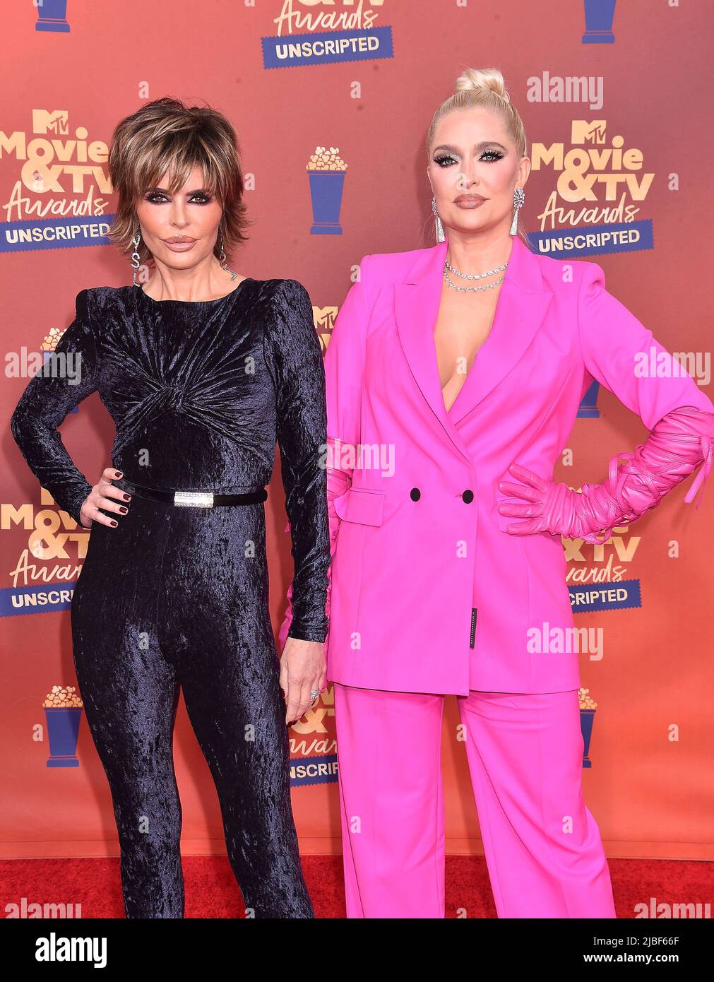 SANTA MONICA, CA - JUNE 02: (L-R) Lisa Rinna and Erika Jane attend the ...