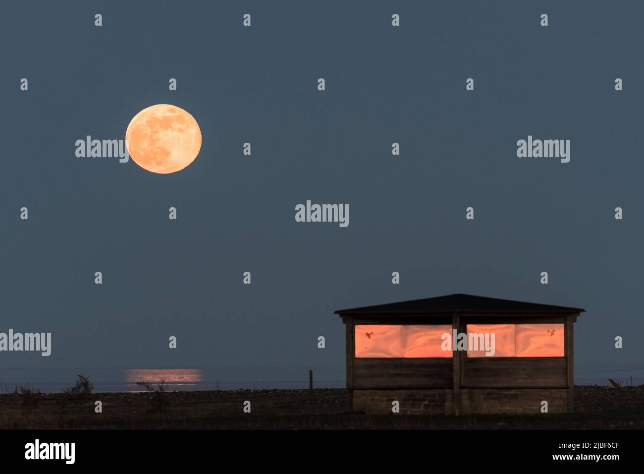 People under the moon light hi-res stock photography and images - Alamy