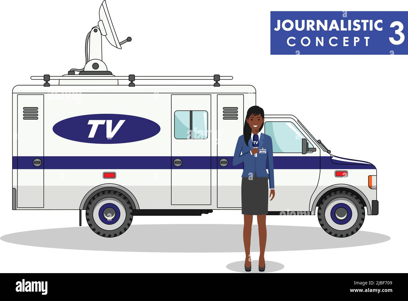 Woman car journalist Cut Out Stock Images & Pictures - Alamy