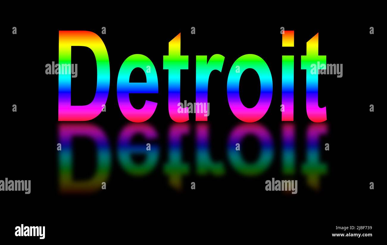 Rainbow city sign and reflection illustrating diversity, equality and ...