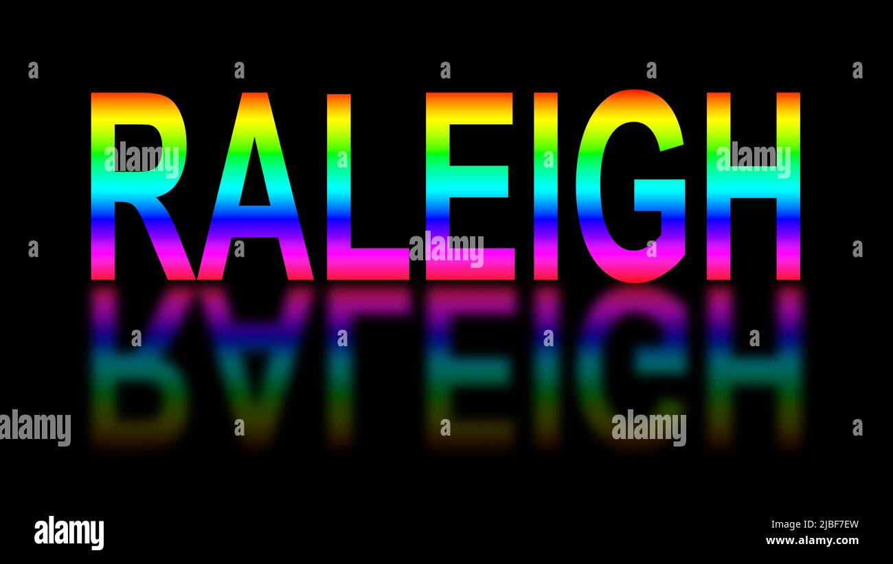 Rainbow city sign and reflection illustrating diversity, equality and ...