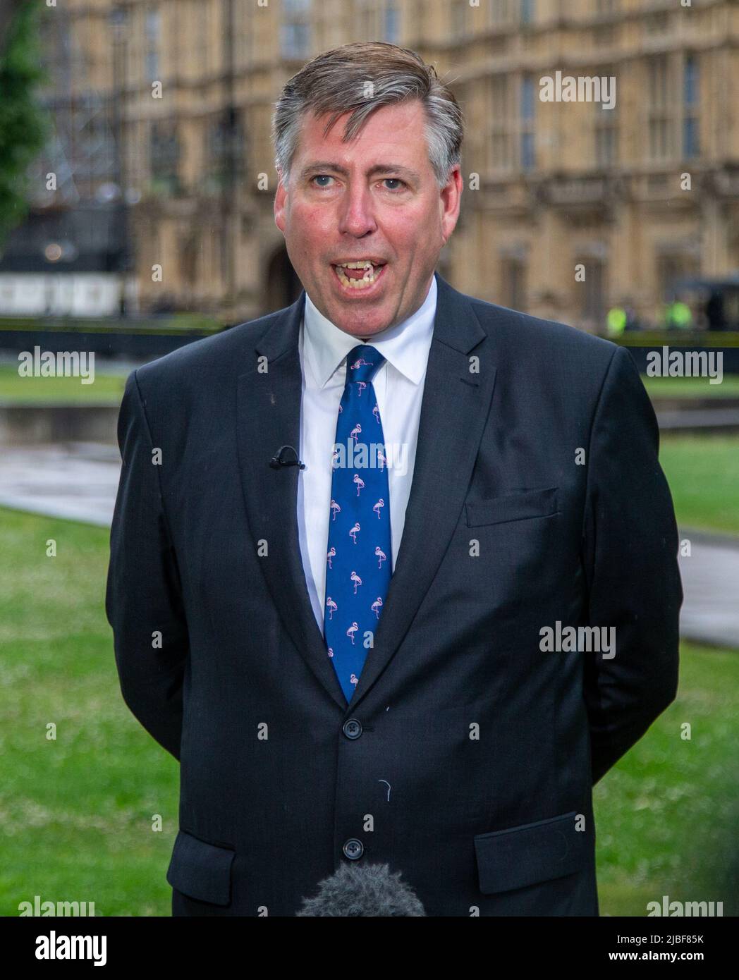 London, England, UK. 6th June, 2022. 1922 Committee Chair Sir GRAHAM ...